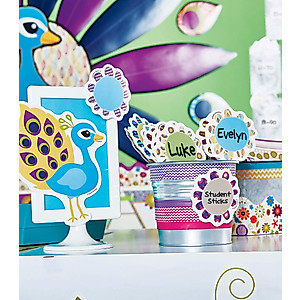 Carson Dellosa | You-Nique Flowers Mini Cut-Outs | 3-inch x 3-inch, 35pcs