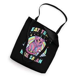 Eat Trash Hail Satan Kawaii Pastel Goth Possum Tote Bag