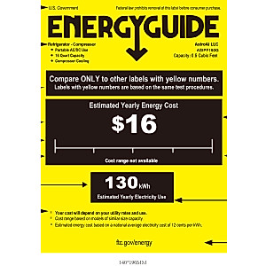 AstroAI 12 Volt Car Refrigerator, Portable Freezer 12V Fridge Electric Cooler -4℉~68℉ with 12/24V DC & 110V AC for Car, RV, Truck, Van, Boat for Camping, Travel, Fishing Outdoor(35L)