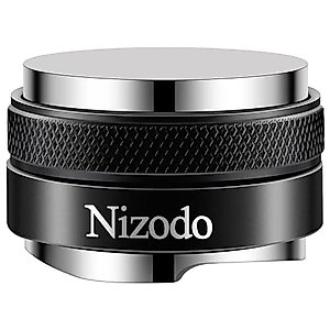 Nizodo 51mm Espresso Coffee Distributor & Tamper, Coffee Distributor Tool Tamper Dual Head Coffee Leveler Adjustable Depth Fits for 51mm Portafilter, Espresso Hand Tampers Accessories