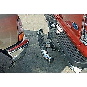 Go Rhino 360T Textured Black Powder Coat Finish Universal Hitch Step for 2" Receivers