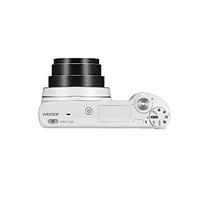 Samsung WB250F 14.2MP CMOS Smart WiFi Digital Camera with 18x Optical Zoom, 3.0" Touch Screen LCD and 1080p HD Video (White) (OLD MODEL)