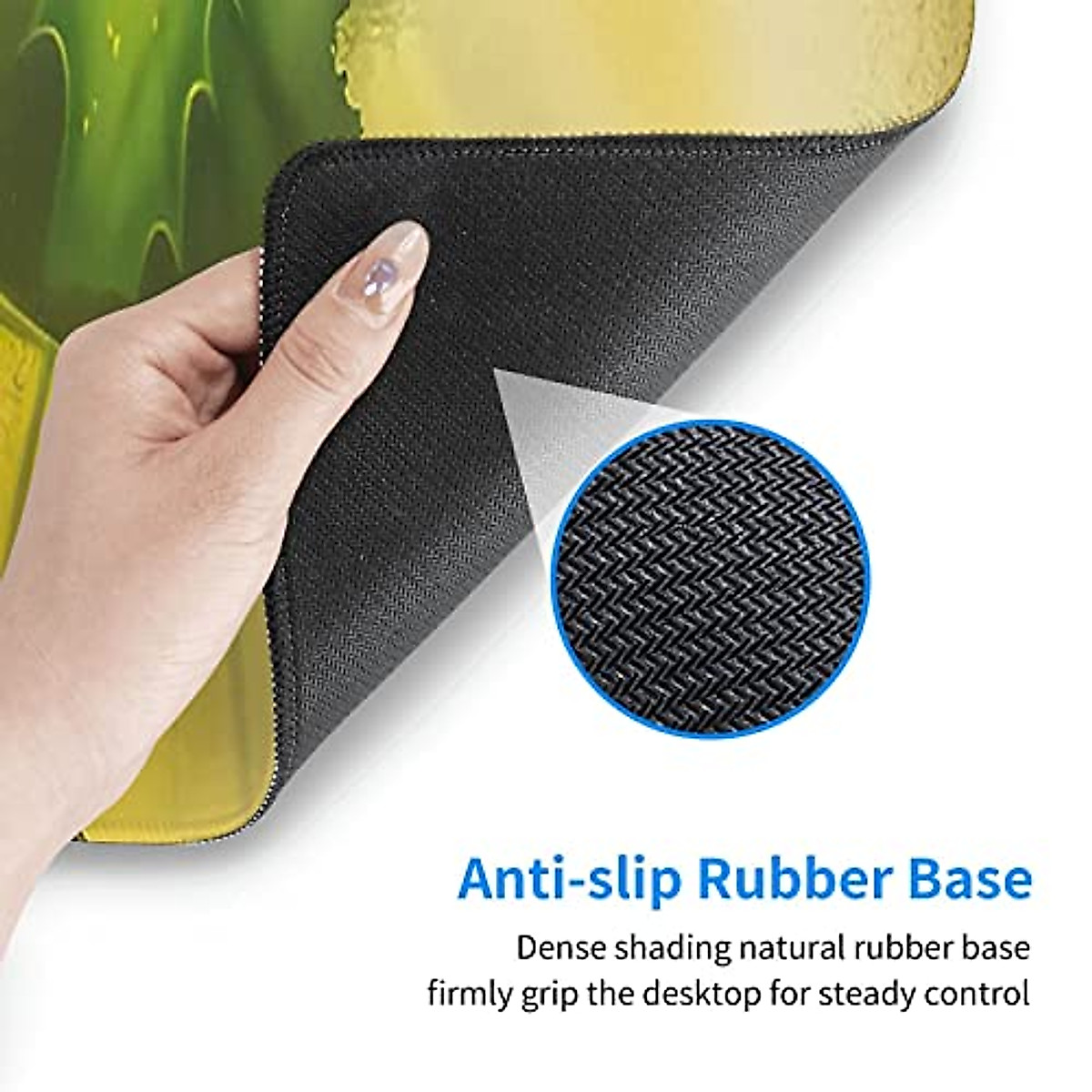 Fish Fishing Lily Pads Lake Bluegill Panfish Underwater Mouse Pads,31.5 X 12 Inch XXXL Mat Rubber Base Pad Sets Oversized Mousepad Desk Mat for Gaming