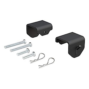 CURT 17003 Weight Distribution Hitch Clamp-On Hookup Brackets , Black