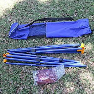 Portable Height Adjustable Badminton Volleyball Tennis Net Set Multi-Purpose Sports Equipment with Poles Stand and Carry Bag for Outdoor Garden Beach