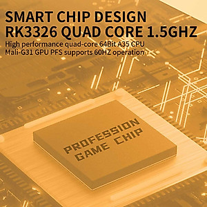 Cawevon RGB20S Handheld Game Console, 3.5 Inch Retro Video Game Console with 128G Card & 20000 Games, Open Source Game Player for Kids Adults (White, 128G)