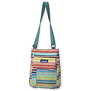 KAVU for Keeps Bag with Hip Crossbody Adjustable Purse Strap - Summer Stripe