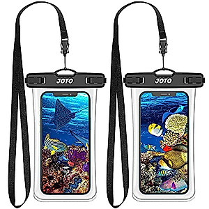ProCase Universal Waterproof Case Cellphone Dry Bag Pouch Bundle with JOTO Universal Waterproof Pouch Cellphone Case (2 Pack)