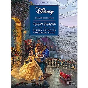 Disney Dreams Collection Thomas Kinkade Studios Disney Princess Coloring Book