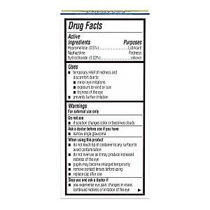 Bausch & Lomb Advanced Eye Relief Maximum Redness Lubricant Eye Drops from 0.5 Fl Oz (15 mL) - Pack of 5