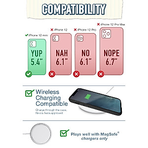 Smartish iPhone 12 Mini Slim Case - Gripmunk [Lightweight + Protective] Thin Cover (Silk) - Nothin' to Hide