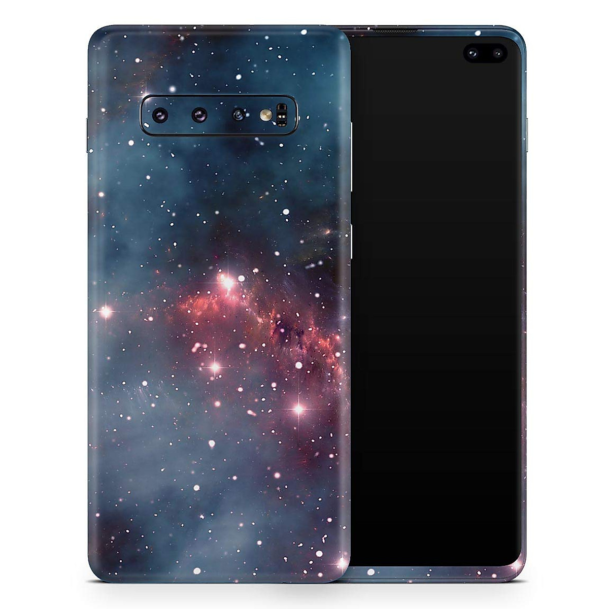 DesignSkinz Bright Pink Nebula Space Protective Vinyl Decal Wrap Skin Cover Compatible with The Samsung Galaxy S20 (Screen Trim & Back Glass Skin)