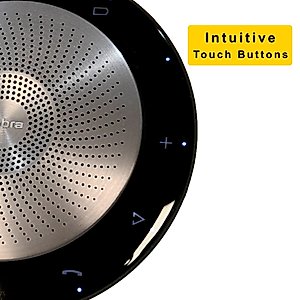 Jabra Bluetooth Speakerphone Speak 710 - Compatible with USB, Pc, Mac, Bluetooth Devices, Voice, Video Apps - Zoom, Skype, Teams Version, Set of 2 Speakers Bundle (Deluxe MS Bundle w/AC Charger)