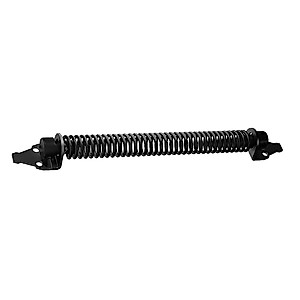 skysen 14" Fence gate Spring self Closing and Adjustable for Wooden or Vinyl Fence,Carbon Steel,Black(gate spring-14")