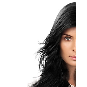 Herbatint Permanent Haircolor Gel, 1N Black, Alcohol Free, Vegan, 100% Grey Coverage - 4.56 oz