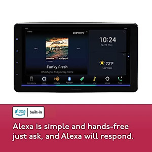 Pioneer DMH-WT8600NEX 10.1" - Amazon Alexa Built-in, Android Auto, Apple CarPlay, Bluetooth - Floating Type Multimedia Receiver