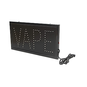 FixtureDisplays® Vape LED Sign Store Window Hanging for Sale Business Advertising 15144-NF