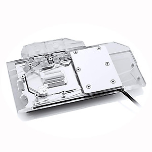 Bykski GPU Liquid Cooler Copper Waterblock G1/4 Full Cover PC Water Cooling Watercooling Block for Graphics Card MSI RX 5700 XT MECH/Evoke Sapphire Pulse RX 5700 XT (5V 3Pin RBW Lights)