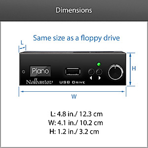 USB Emulator Nalbantov N-Drive eXtreme for Yamaha Disklavier MX100A, MX100B, MX101R, MX100MR, MX100M, MX300MR