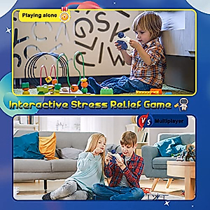 Quick Push Sensory Fidget Toys for Kids Adults, Handheld Puzzle Game, Fast Push Travel Toys, Xmas Birthday Gift for Boys Girls (Astronaut Red Light)