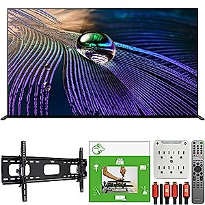 Sony XR55A90J 55-inch OLED 4K HDR Ultra Smart TV Bundle with TaskRabbit Installation Services + Deco Gear Wall Mount + HDMI Cables + Surge Adapter