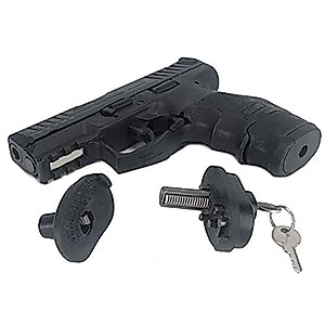 Yoknow Trigger Lock - fits Most Firearms, Handguns, Rifles, bb Gun and Shot Guns, Gun Lock with Keys, Gun Trigger Lock (3pcs)