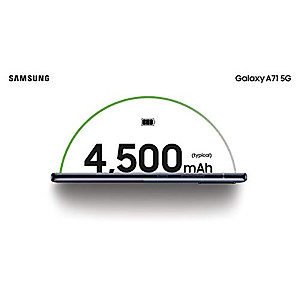 SAMSUNG Galaxy A71 5G LTE Verizon | 6.7" AMOLED Screen |128GB of Storage | Long Lasting Battery | Single SIM | 2020 Model | US Version & Warranty| Black - (SM-A716VTKMVZW)