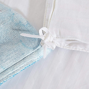 MOON'S SLEEPWARES Combine Set Full Size 100% Pure Long Grade Mulberry Silk Comforter Silk Filled Comforter Silk Quilt Silk Duvet (79 X 79 Inches / 200 X 200 cm) SFDWH200x200-1+2