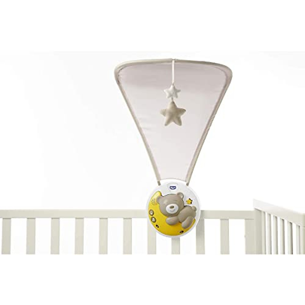 Chicco Next2Moon Projector Neutral cot, Beige