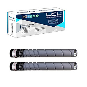 LCL Compatible Toner Cartridge Replacement for Konica Minolta TN321 TN-321 TN321K TN-321K A33K130 High Yield C224 C224e C284 C284e C364 C364e (2-Pack Black)