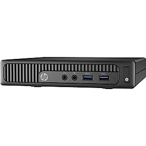HP 260 G2 Mini Desktop PC: Intel Core i5-6200U, 500GB HDD, 4GB DDR4, WiFi + Bluetooth, 2.3 lbs, Windows 10 Professional - Black