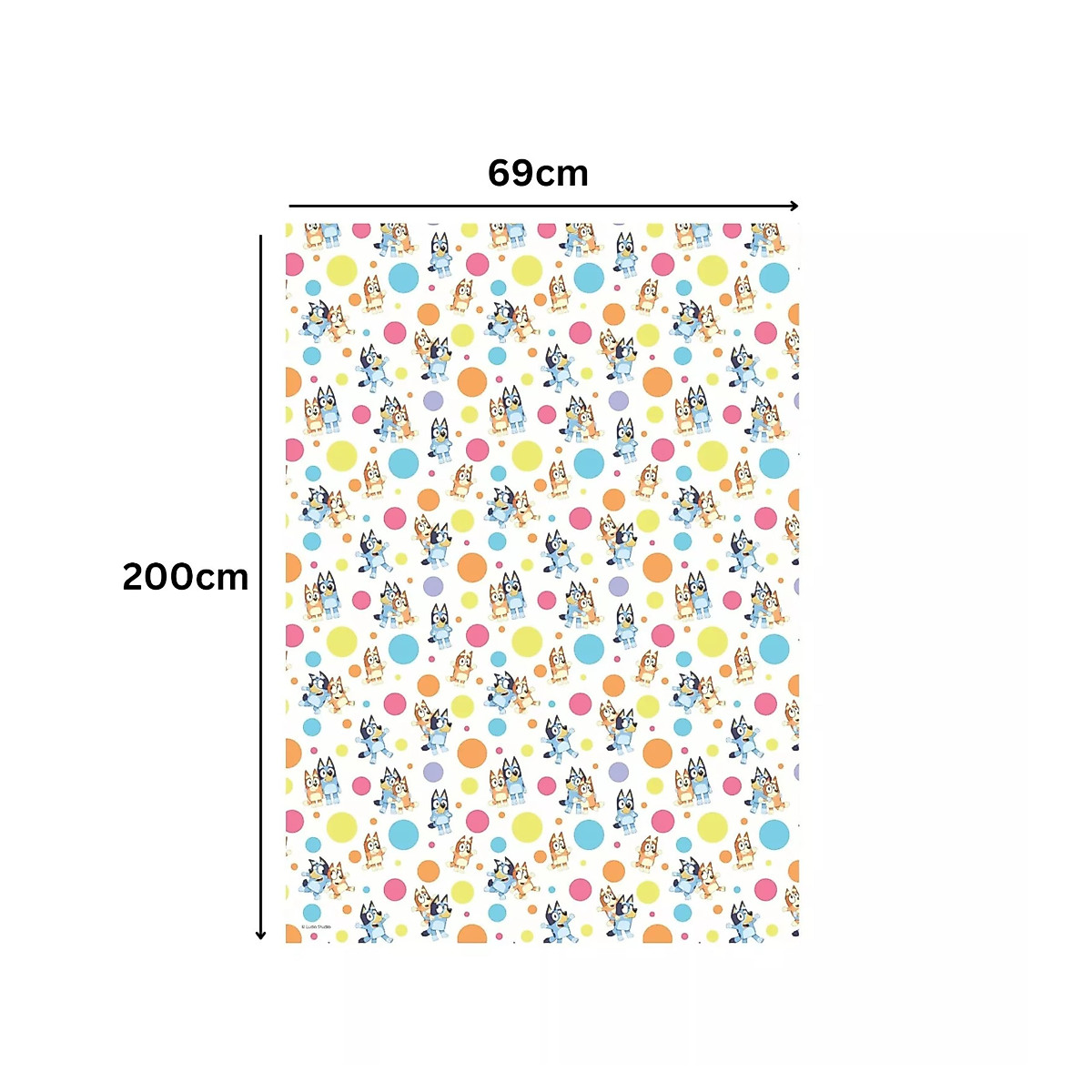 Danilo Promotions LTD Bluey Wrapping Paper 2M Roll Wrap - Bluey Gift Wrap