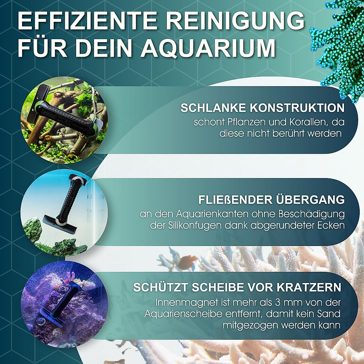 Tunze Stainless Steel Blades, 3 pcs.