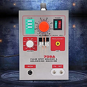 Lithium Battery Spot Welder, Battery Soldering Machine Adjustable Needle for Laptop Battery(US Plug 110V)