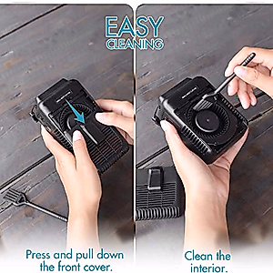 panergy 8000mAh Waist Clip Fan, Portable Belt Fan with Rechargeable Battery, Max.32H Working, 3 Speeds, 5200RPM Strong Airflow for Jobsite, Gardening, Fishing and Farm