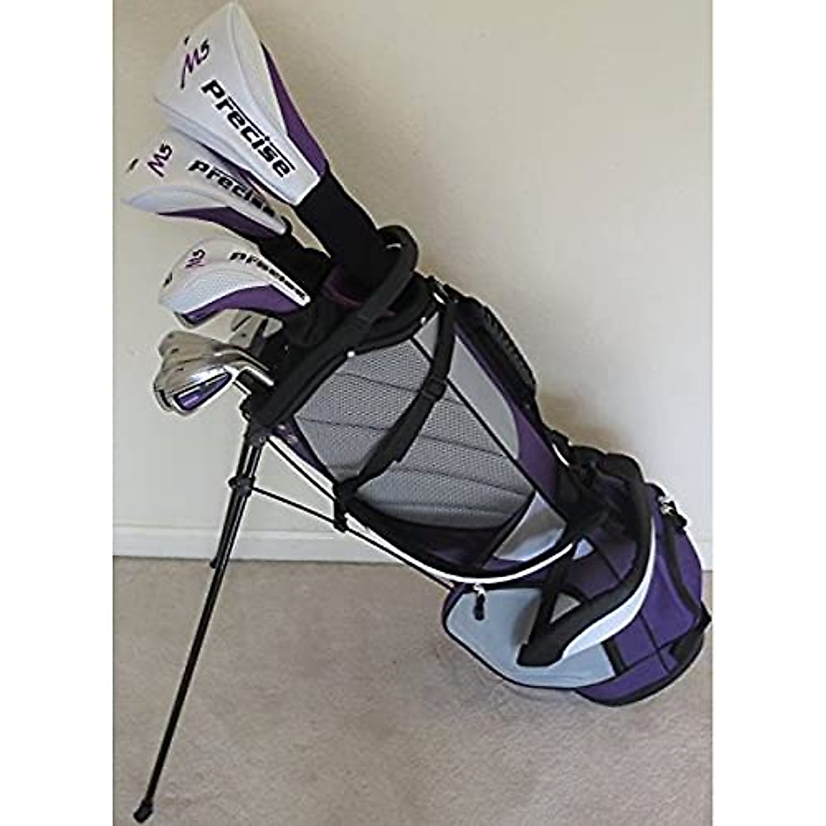 Petite Womens Golf Club Set - for Ladies 5ft to 5ft 6in Tall - Custom Fit Driver, Wood, Hybrid, Irons, Sand Wedge, Putter, Stand Bag Complete