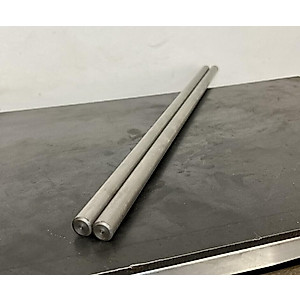 Set of Two, Garage Door Torsion Spring Winding Bars, 17" Rods (303 Stainless)