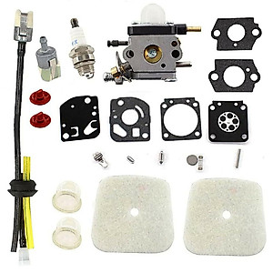 GAJUST Carburetor Kit Replacement Accessories for 2-Stroke Mantis 7222 7225 7230 7234 7240 Tiller Cultivator Echo TC-210 TC-210i ZAMA