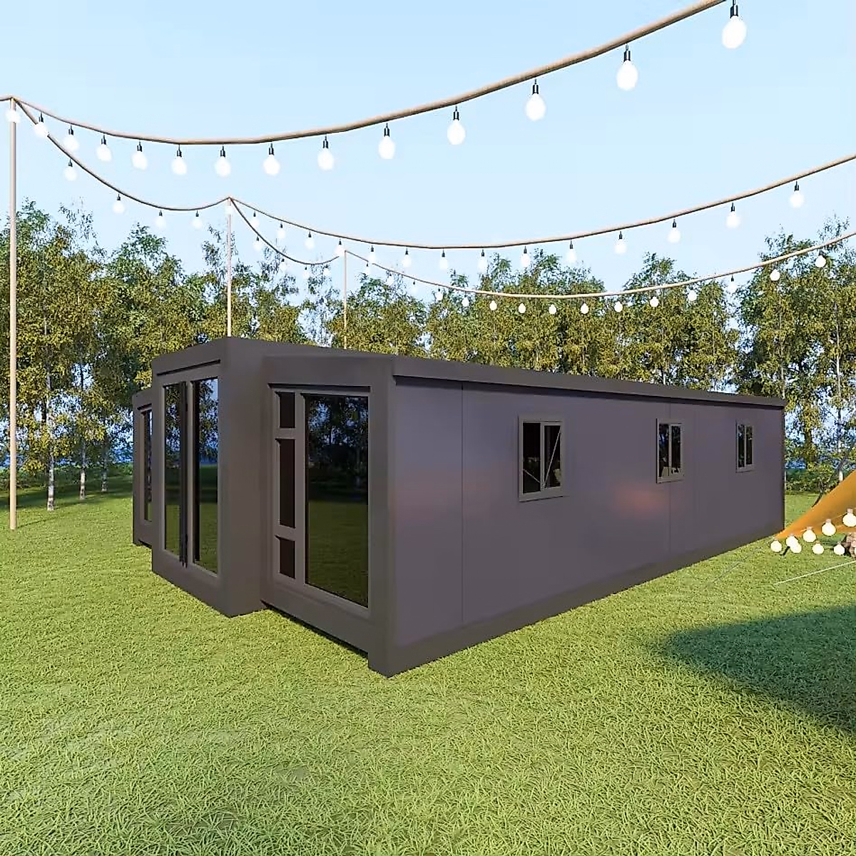 40ft Expandable Container House Expandable Residential Container House Container House 3 bedrooms Mobile Home