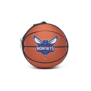 MACCABI ART Official Charlotte Hornets Collapsible Insulated Basketball Lunch Bag, 13.4” x 5.75” x 5.75”