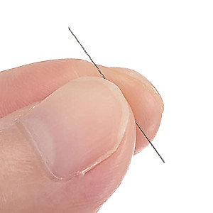 uxcell 10 Pcs 0.2mm HSS(High Speed Steel) W6542 Micro Drill Bits, Fully Ground Jobber 21mm Length Drill Bit for Mild Steel Copper Aluminum