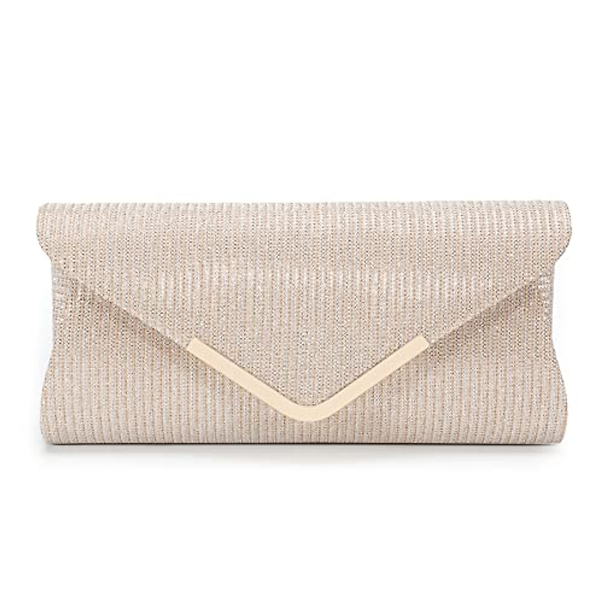MYLONI Clutch Purses For Women Women's Evening Bags Clutches for Women Party Prom Wedding Sparkling Shoulder bag(Champagne)
