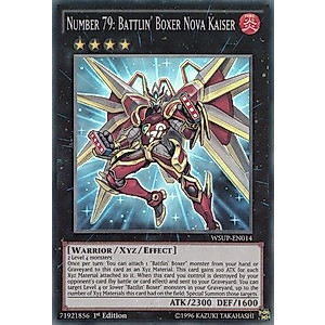 YU-GI-OH! - Number 79: Battlin' Boxer Nova Kaiser (WSUP-EN014) - World Superstars - 1st Edition - Super Rare