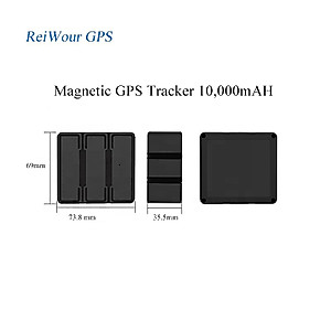 Magnetic GPS Tracker for Vehicles Car Tracker Device Hidden Wireless Magnet Car Tracking Device Long Life Battery for Trailer Truck Motorcycle Fleet Tracker One Month Subscription Included