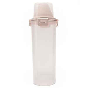 Everyday JAM Food Storage Container - Airtight Seal and Food-Grade Transparent Plastic Container - BPA Free - Measuring Cup, Pouring Spout - for Rice, Pasta, Sugar, Cereal, Snacks, Dry and Wet Goods