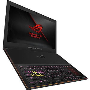 ASUS ROG Zephyrus GX501 Home & Business Laptop (Intel i7-8750H 6-Core, 16GB RAM, 512GB SSD, GTX 1080, 15.6" 144Hz Full HD (1920x1080), WiFi, Bluetooth, Backlit KB, Win 10 Pro) (Renewed)