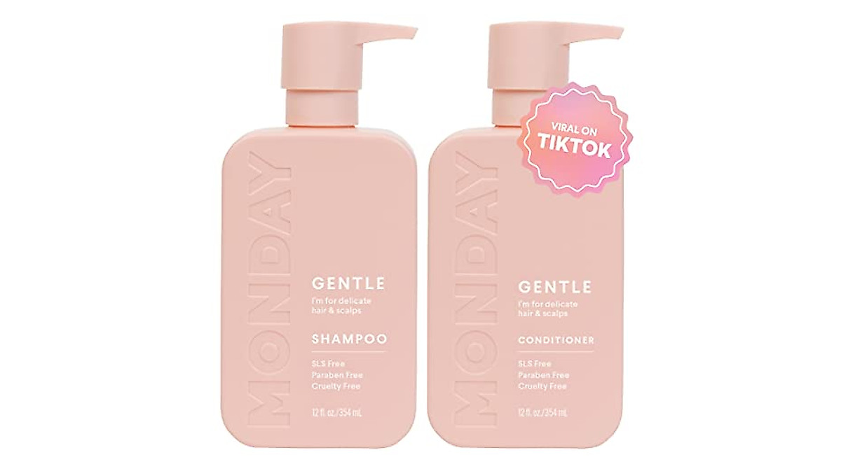 MONDAY HAIRCARE Gentle Shampoo & Conditioner Set for Delicate Hair