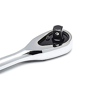 SATA 1/2-Inch Drive 120P Professional Ratchet with Dual-Pawl 60-Tooth Teardrop Head and 3-Degree Swing Arc, Heavy-Duty - ST13974