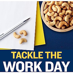 PLANTERS Deluxe Salted Whole Cashews, Party Snacks, Plant-Based Protein 18.25oz (1 Cannister)