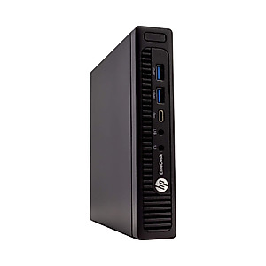 HP EliteDesk 800 G2 Desktop Mini Business PC Computer, Intel Quad Core i5-6500T, 16GB RAM, 1TB SSD, Windows 10 Pro, 16GB Flash Drive, Wireless Keyboard & Mouse, WiFi (Renewed)